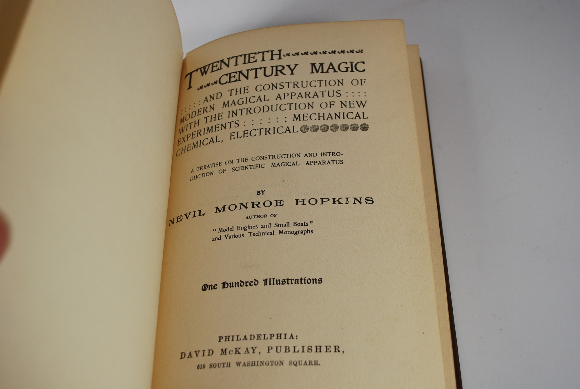 20th Century Magic: 1898 Hopkins | Magic Collectibles