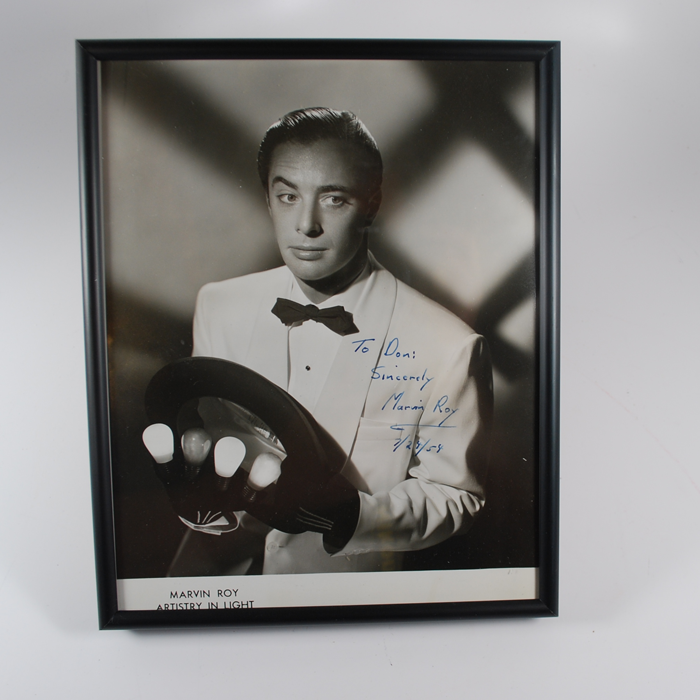 Marvin Roy Early Autographed 8 by 10 (Prior to Mr. Electric) | Magic ...