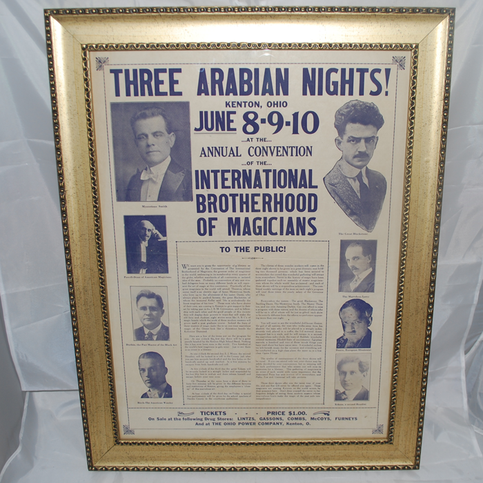 1927 Poster for Second annual IBM Convention | Magic Collectibles