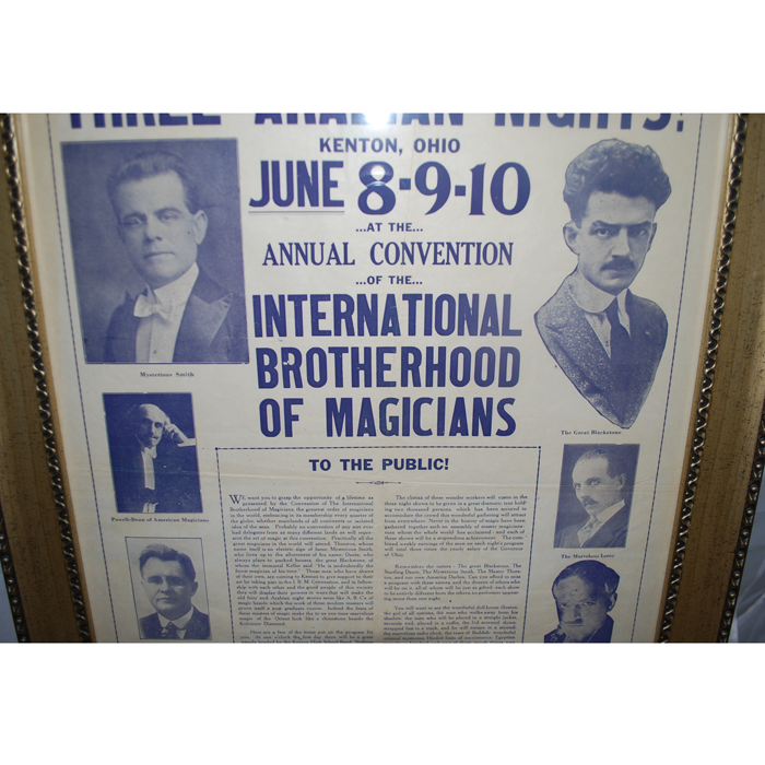 1927 Poster for Second annual IBM Convention | Magic Collectibles