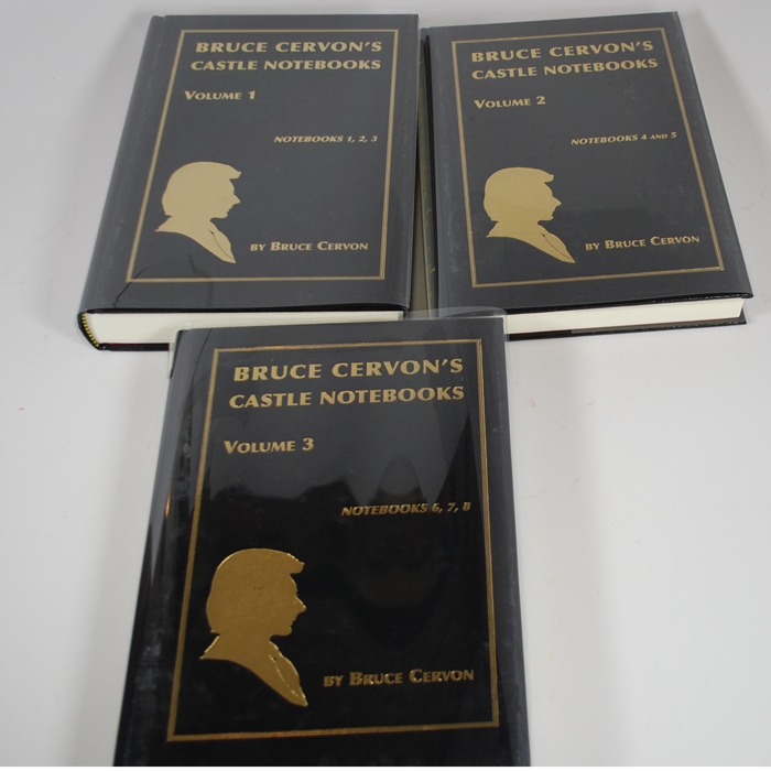 Bruce Cervon’s Castle Notebooks: complete file of 5 volumes | Magic ...