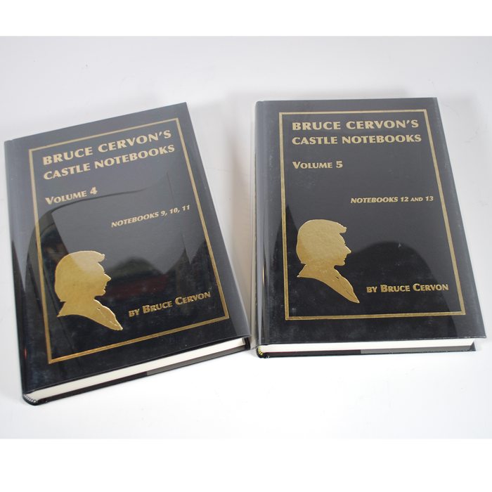 Bruce Cervon’s Castle Notebooks: complete file of 5 volumes | Magic ...