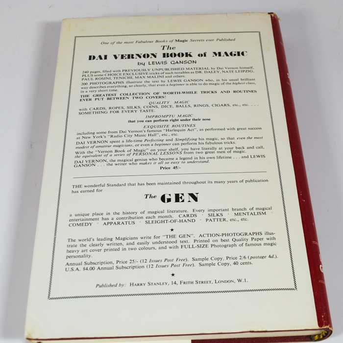 The Magic of Slydini: Lewis Ganson. Published by Harry Stanley | Magic ...