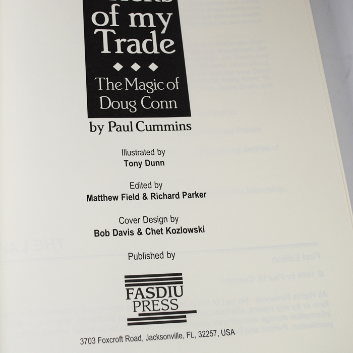 Tricks of My Trade by Doug Conn: scarce | Magic Collectibles