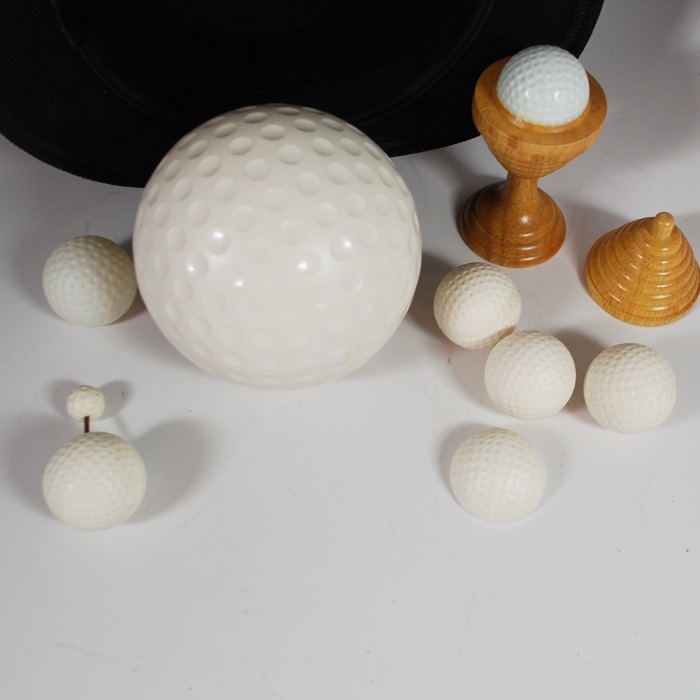 Golf Ball Act Using Fakini Props | Magic Collectibles