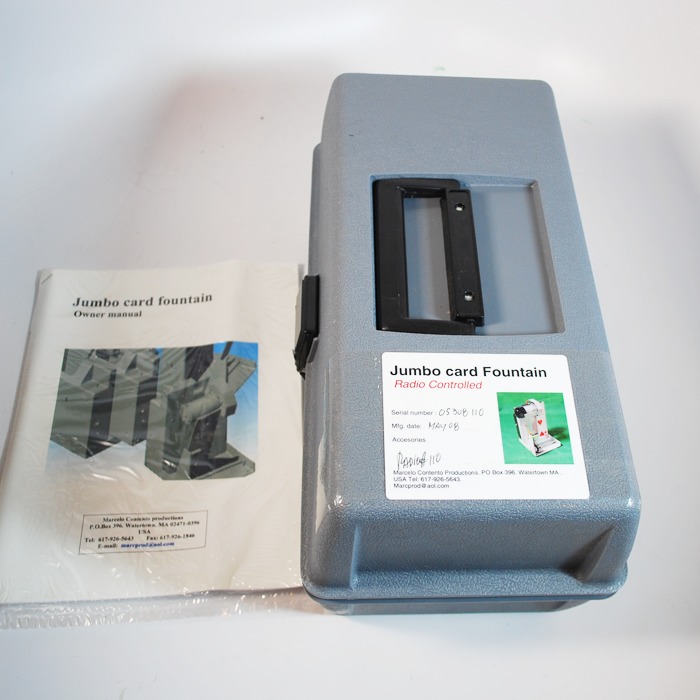Jumbo Card Fountain by Marcel Contento: magnificent! | Magic Collectibles
