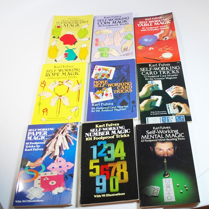 Karl Fulves Self Working Tricks Series by Dover: 9 volumes; Self ... Karl Fulves Self Working Tricks Series by Dover: 9 volumes; Self ...