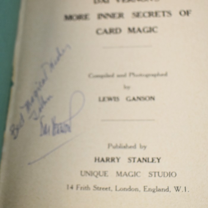 The Vernon Trilogy: all autographed by Vernon: Harry Stanley | Magic ...