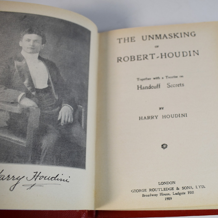 Unmasking of Robert Houdin and Handcuff Secrets: Houdini | Magic ...
