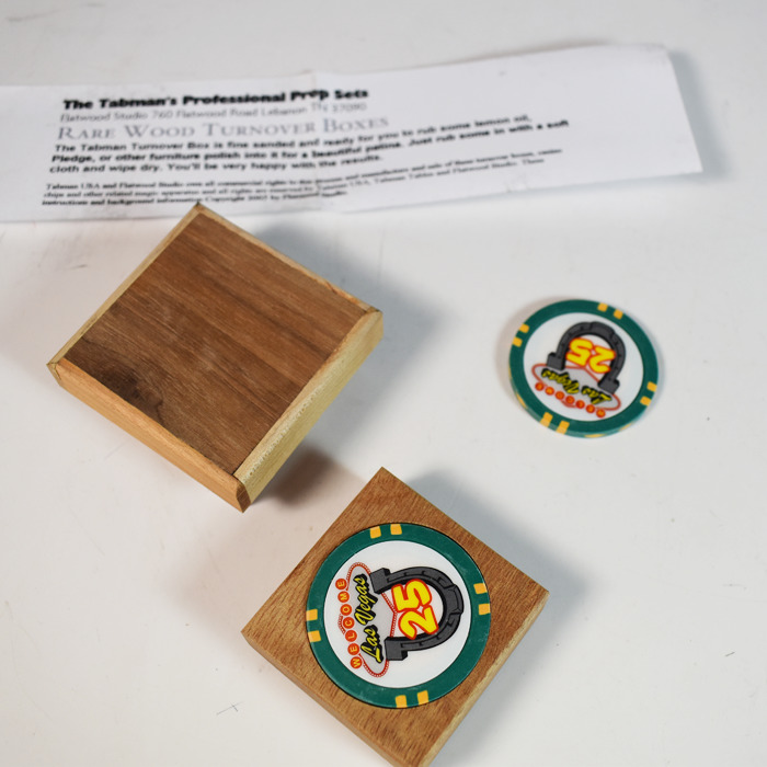 Tabman Turnover Boxes: South American Mahogany; as new. | Magic ...