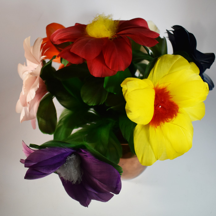 Two Abbott Seven Bloom Feather Flower Bouquet Darts | Magic Collectibles