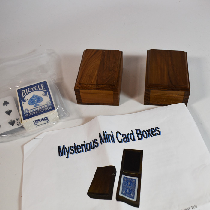 Mysterious Mini Card Boxes by the Trickery | Magic Collectibles