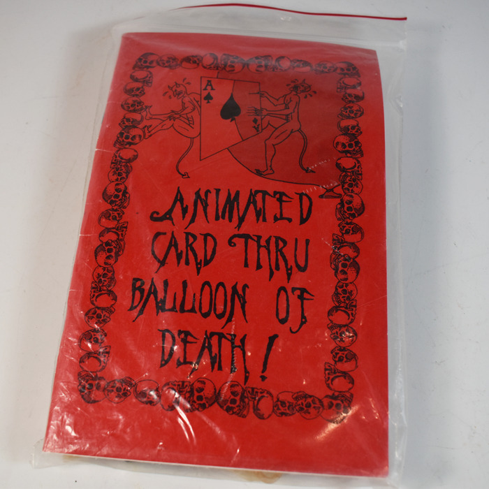 Animated Card Through Balloon of Death: amazing visual magic | Magic ...