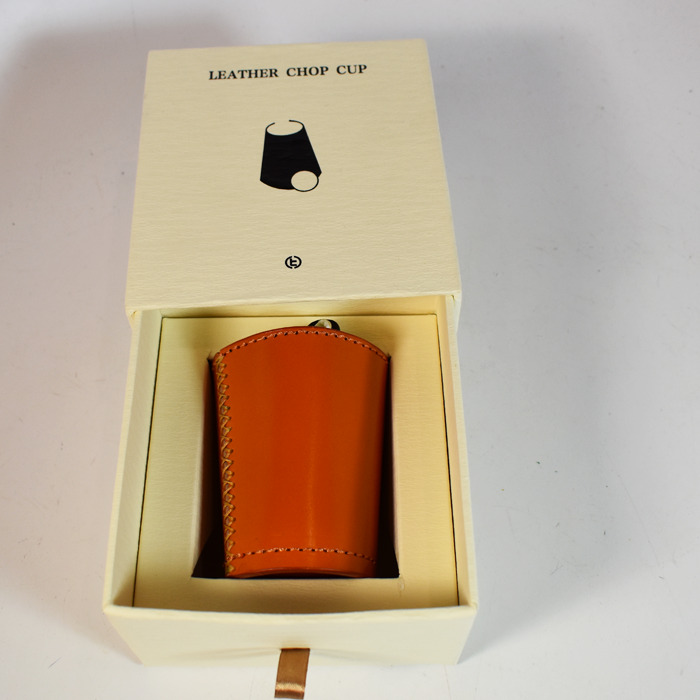TCC Leather Chop Cup with baseball Chop balls | Magic Collectibles