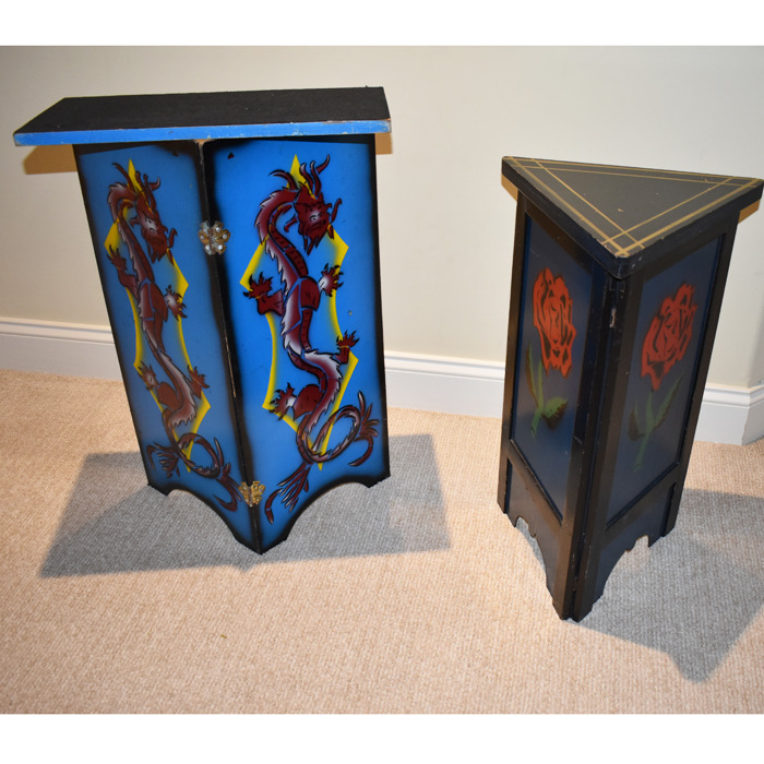 2 vintage side screen tables: one UF Grant and One Abbott’s. | Magic ...