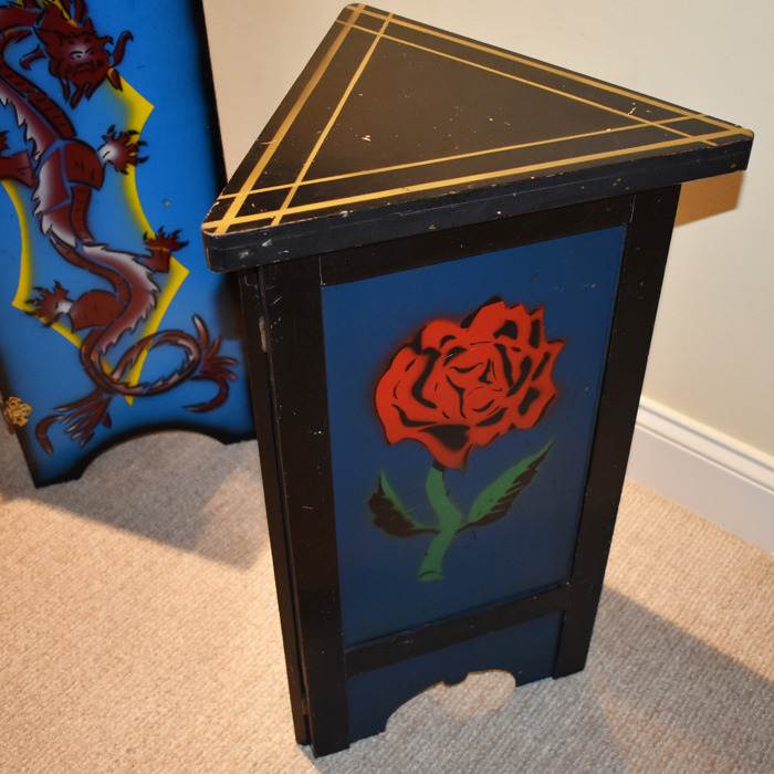 2 vintage side screen tables: one UF Grant and One Abbott’s. | Magic ...