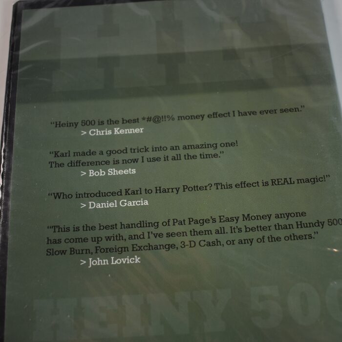 Heiny 500 by Karl Hein: once change to hundreds! | Magic Collectibles
