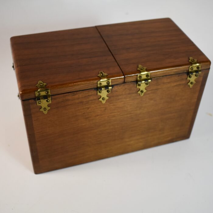 1950’s High Quality Walnut Die Box: National Magic | Magic Collectibles