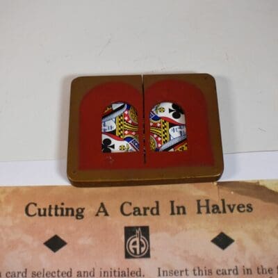 Vintage Abbott Cutting A Card in Half | Magic Collectibles
