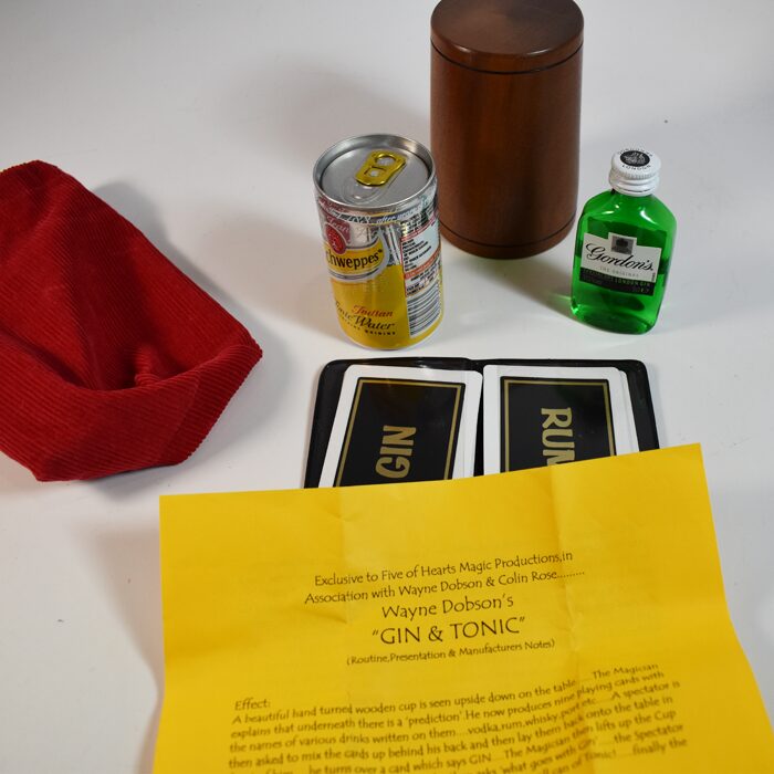 Gin and Tonic by Colin Rose and Wayne Dobson : Five of Hearts Magic: no ...