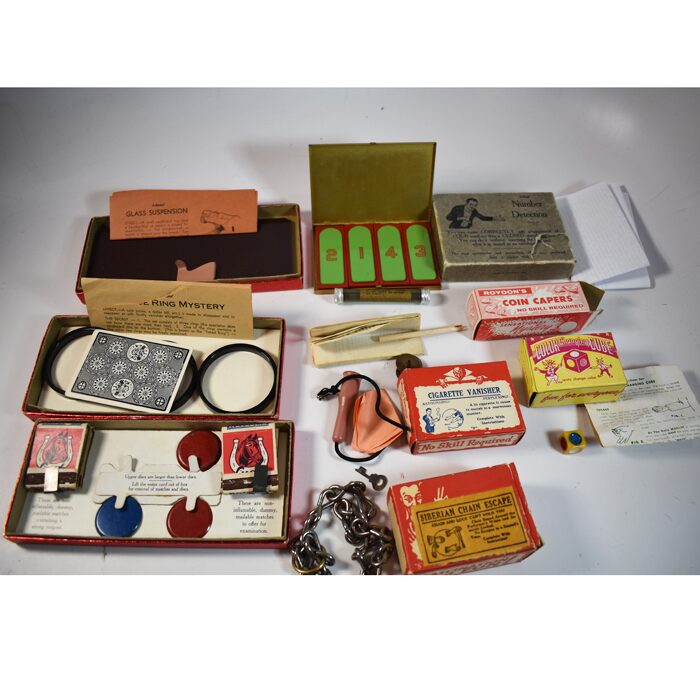 8 Vintage Boxed Magic Tricks from the 1950’s: Adam’s, Sherm’s, Roydon ...