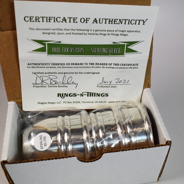 Sterling Silver Paul Fox “Danny Dew” Cups from RNT2. 925 pure silver ...
