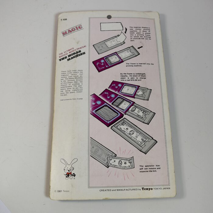 Tenyo Midas Machine New in the unopened package T-109 1981 | Magic ...