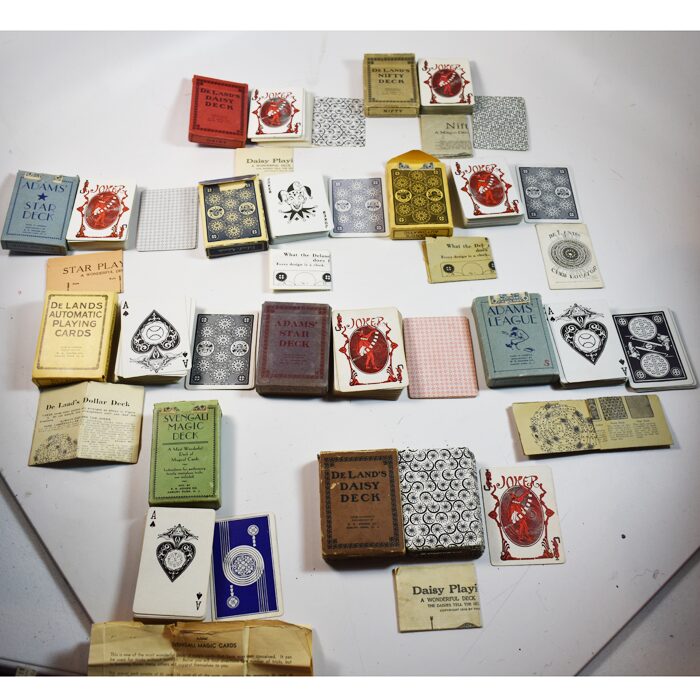 Instant Deland/Adams Vintage magic deck collection: some rare ones here ...