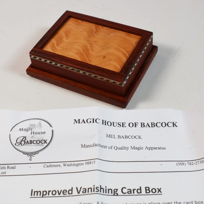 Improved Imperial Vanishing Card Box: improved version with magnetic ...