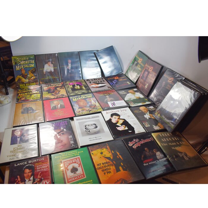 40 DVD’s from all branches of magic | Magic Collectibles