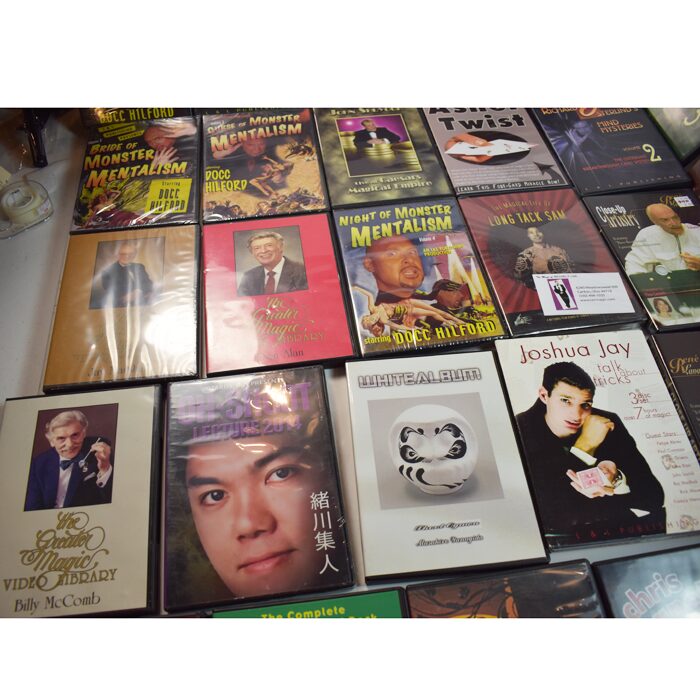 40 DVD’s from all branches of magic | Magic Collectibles