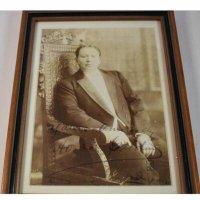 Signed Horace Goldin Photo: Dec. 2, 1910: formerly displayed at the ...