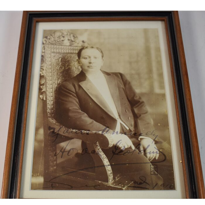 Signed Horace Goldin Photo: Dec. 2, 1910: formerly displayed at the ...